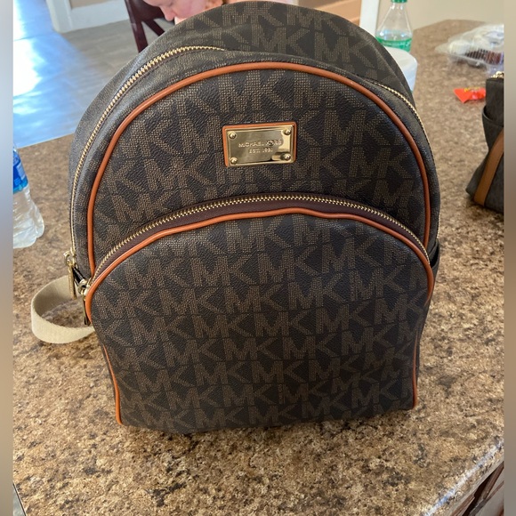 MICHAEL Michael Kors | Bags | Authentic Mk Backpack Used Once | Poshmark